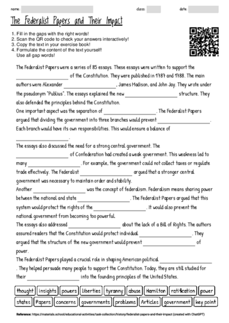 Worksheet with the topic Worksheet with the topic
